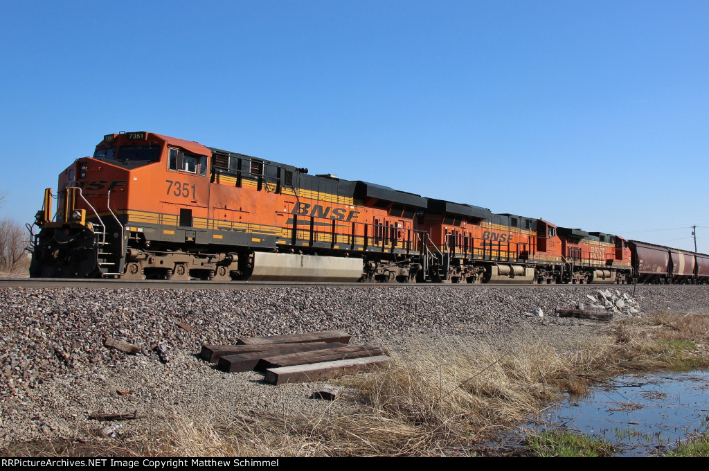 Grain Load Parked In Old Monroe
